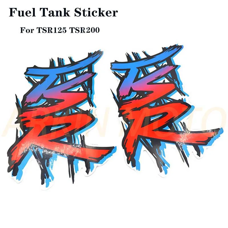 Motorcycle Fuel Tank Decals For Suzuki TSR125 TSR200 TSR 125 200 ...
