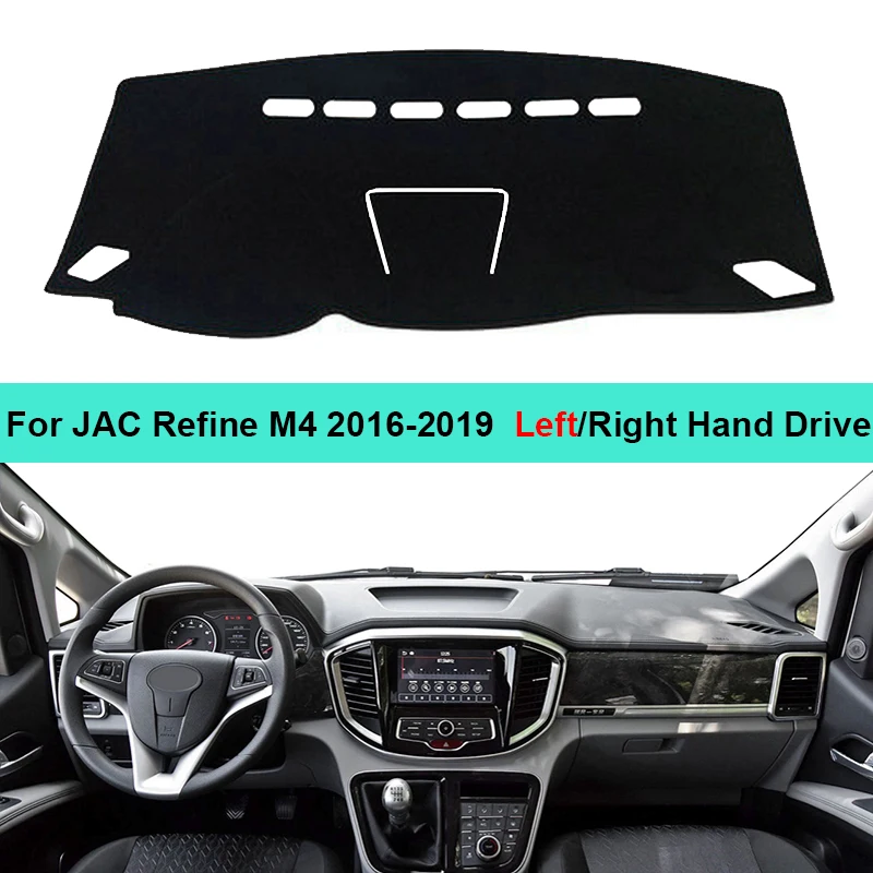 Car-Dashboard-Cover-Carpet-Dash-Mat-For-JAC-Refine-M4-2016-2017-2018 ...