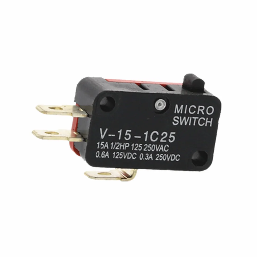 1Pcs-Safety-Automation-Micro-Limit-Switch-V-15-1C25-Roller-Lever-Snap ...