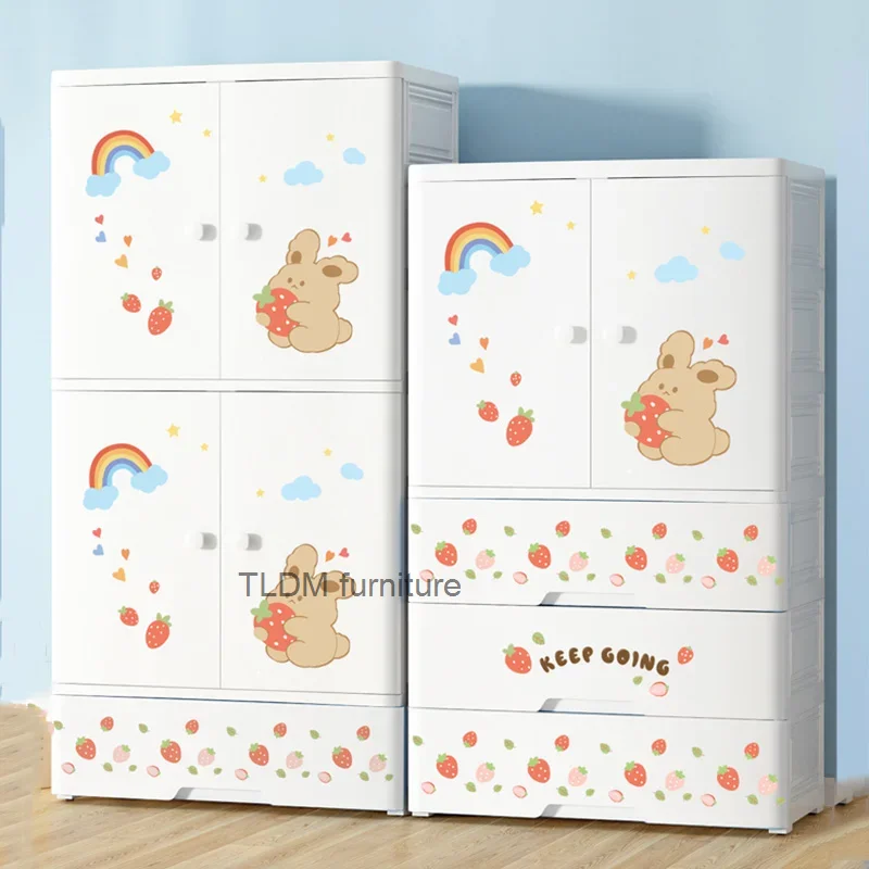 Baby-Closet-Wardrobe-Armable-Plastic-Chest-Dresser-Cupboard-Wardrobe ...