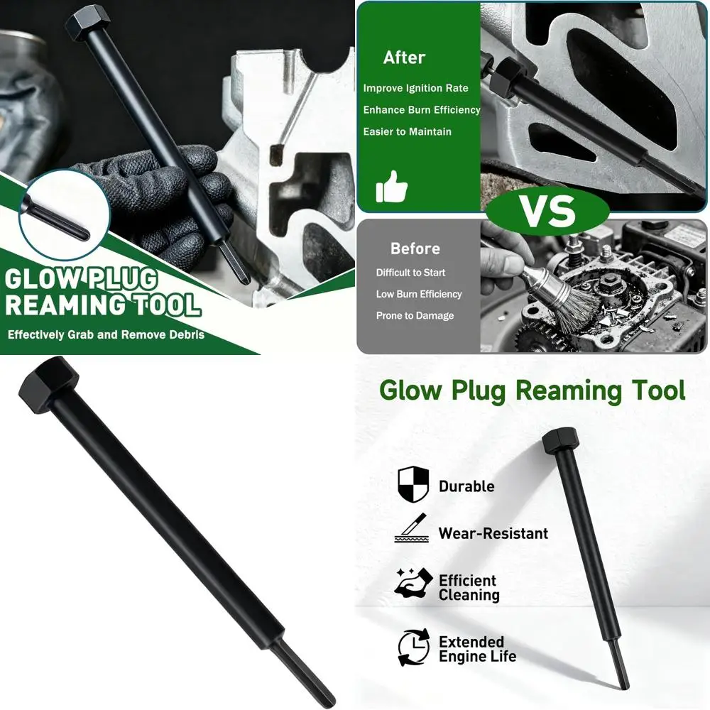 Upgrade Duramax Glow Plug Reaming Tool, Alloy Steel Glow Plug Bore ...