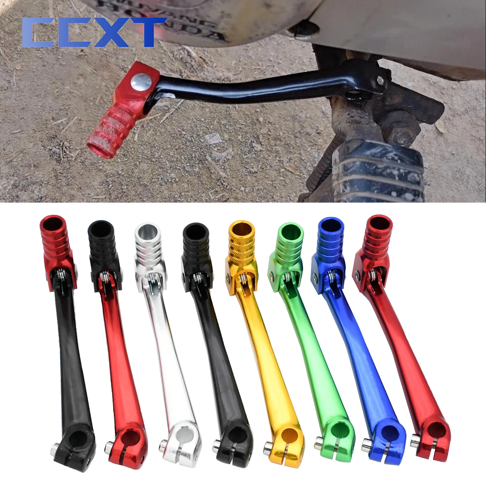 Motorcycle-CNC-Folding-Aluminum-Shift-Lever-Gear-Lever-For-ATV-Kayo-T2 ...