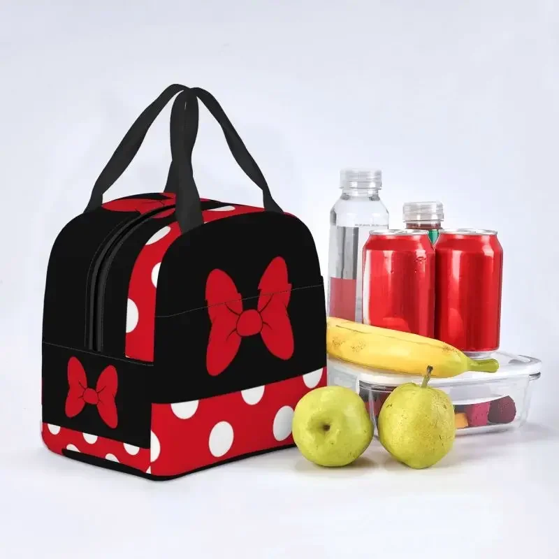 Cartoon-Minnie-Portable-Lunch-Boxes-Waterproof-Animated-Polkadots ...