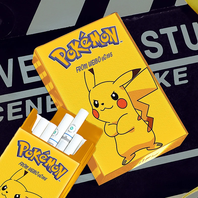 Pokemon-Customizd-Pikachu-Aluminium-Alloy-Cigarette-Case-thick ...