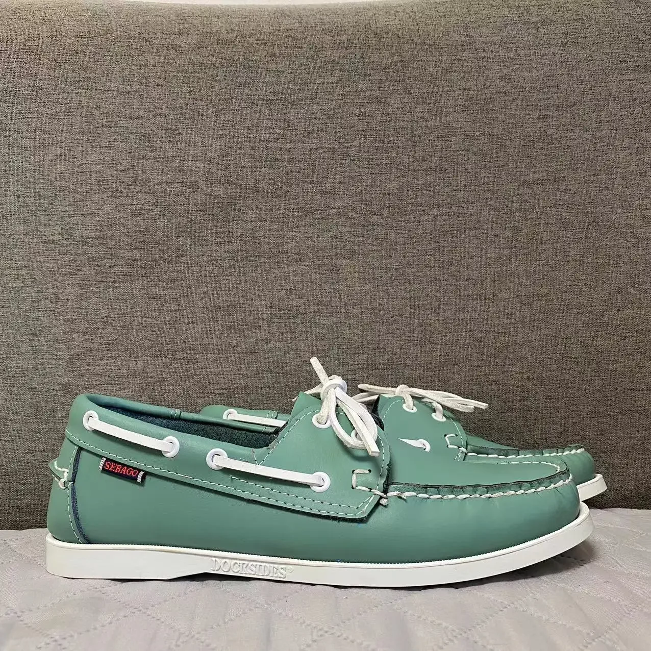 Men-Homme-Authentic-Docksides-Shoes-Premium-Leather-Moc-Toe-Lace-Up ...