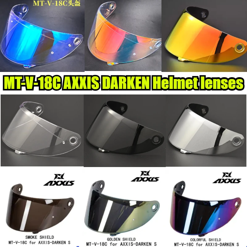 MT-V-18C Helmet Visor For Axxis Draken S Motorcycle Windshield ...