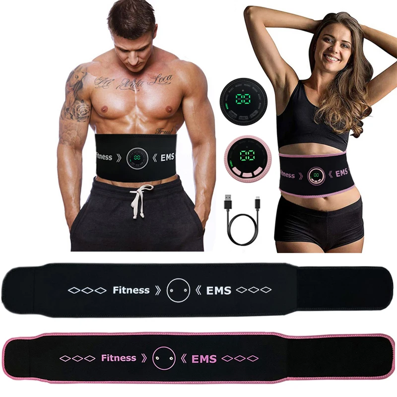 New Electric EMS Muscle Stimulator Abdominal Muscle Toner Toning Belt ...