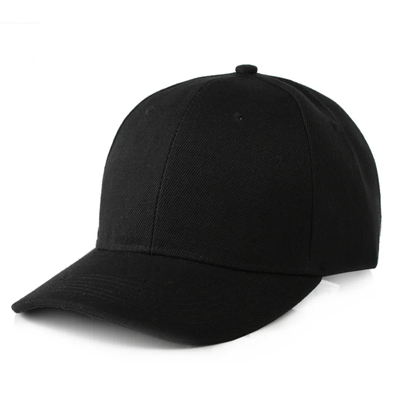 Solid-Baseball-Cap-Adjustable-Snapback-Hat-Plain-Cap-Blank-Sports ...