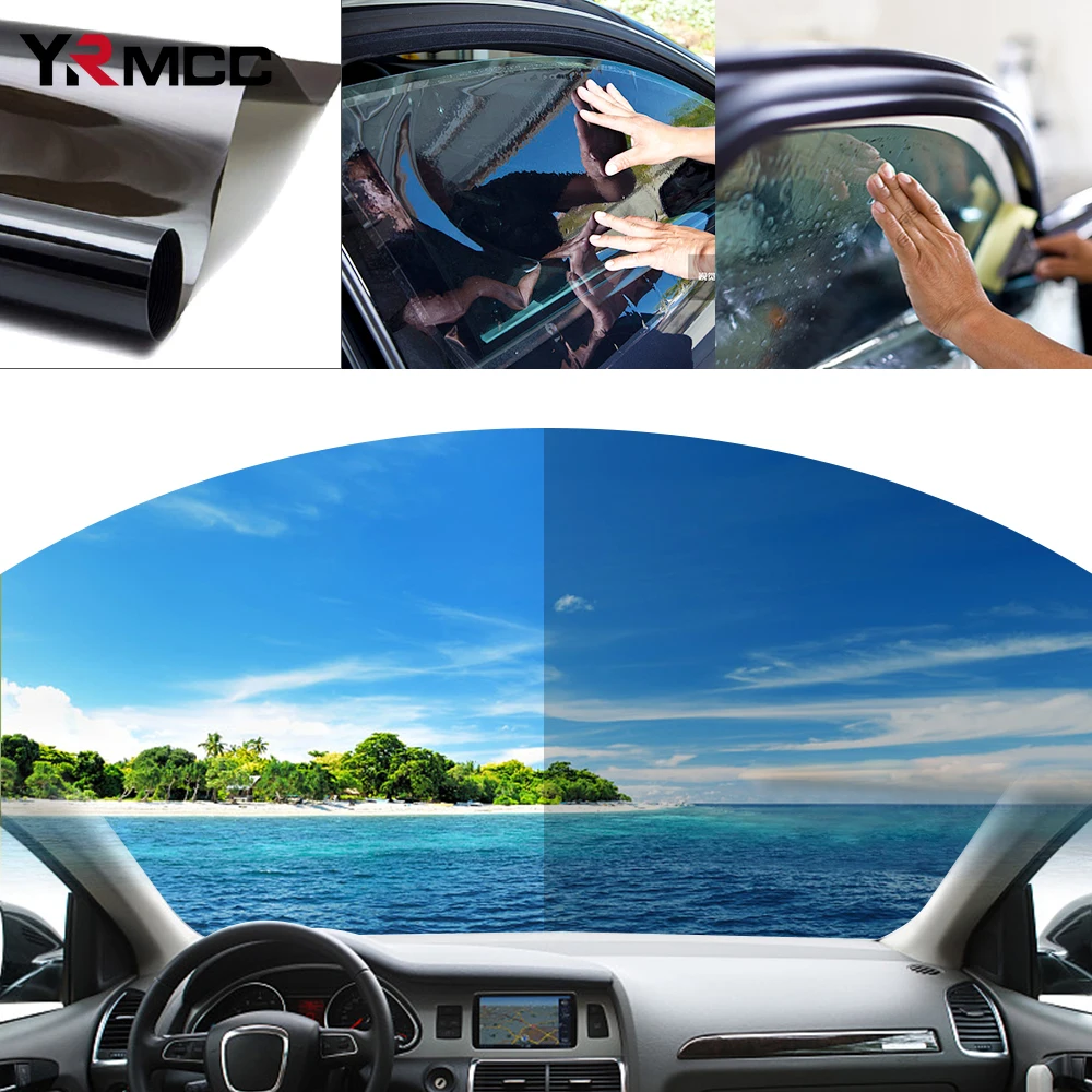 Car Window Films 1.9-71% Sun Shade Sticker Windows Glass Tint ...