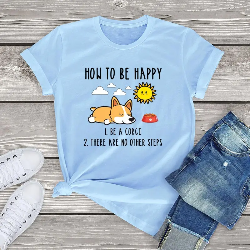 I'm Happy Corgi Engineer Tee Shirt, 59% OFF