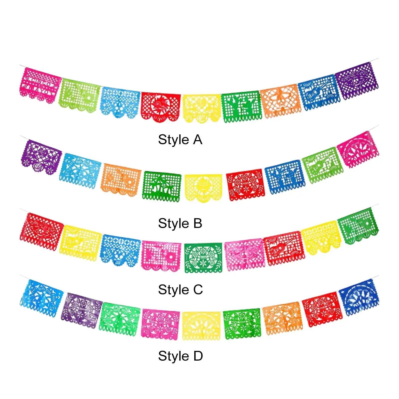 Mexican-Party-Banner-Papel-Picado-Banner-Fiesta-Hanging-Banner-Mexican ...