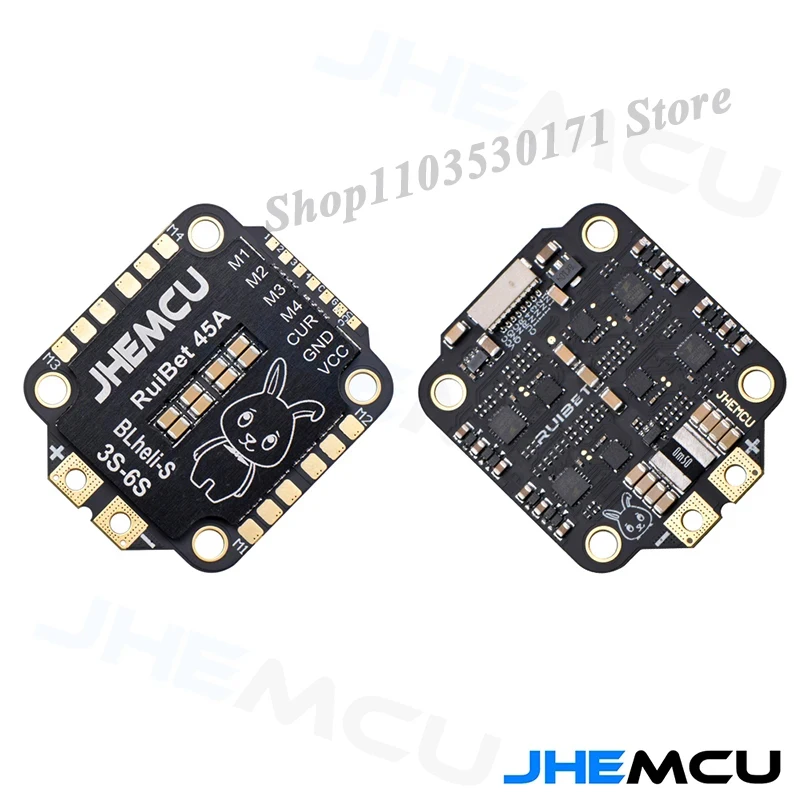 JHEMCU-RuiBet-45A-55A-ESC-BLHELI-S-Dshot600-4in1-Brushless-ESC-3-6S-30 ...