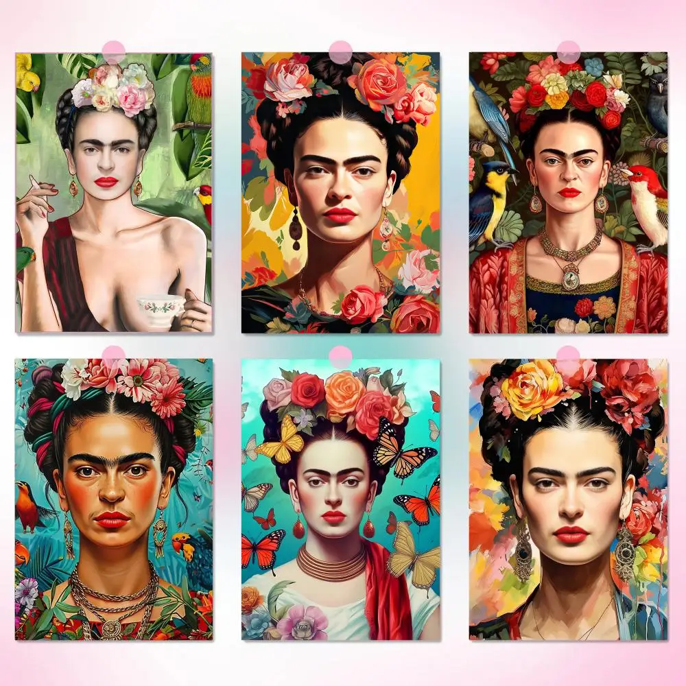 Artist F-Frida K-Kahlos Painting Modern Wall Art Poster Sticker For ...