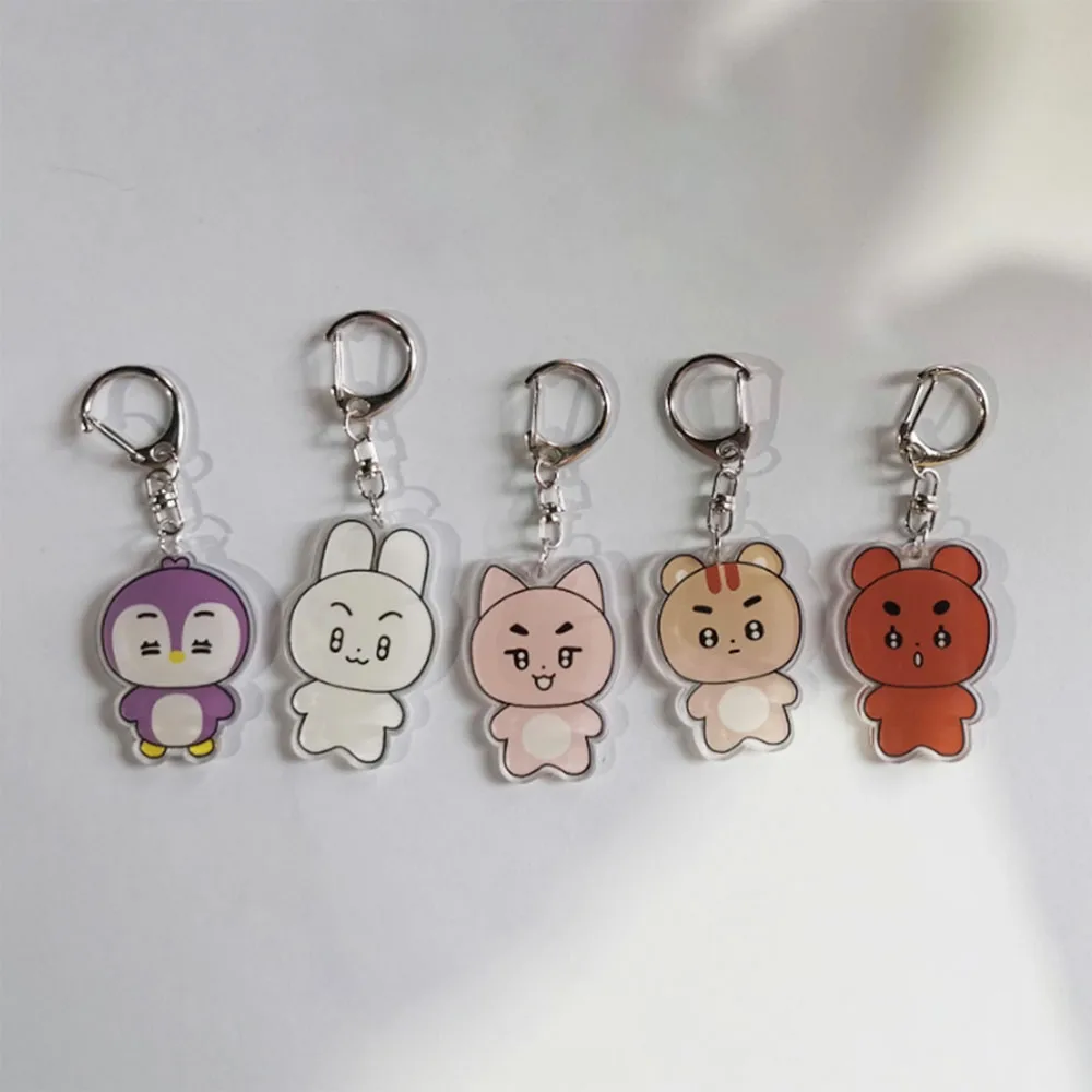 KPOP-Keyring-SOOBIN-YEONJUN-BEOMGYU-Cartoon-Figure-Acrylic-Keychain ...