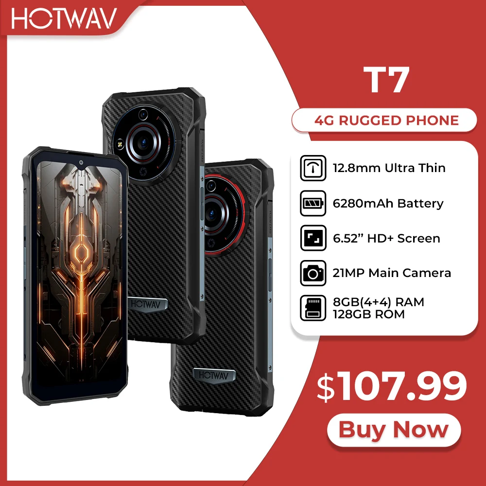 HOTWAV-T7-Rugged-Smartphone-Ultra-Thin-6-52-HD-Display-21MP-Rear-Camera ...