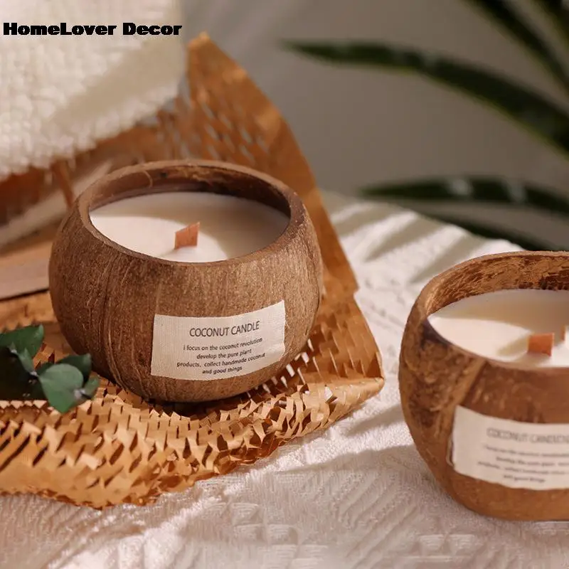 Velas-perfumadas-de-coco-simples-creativas-velas-de-aromaterapia ...