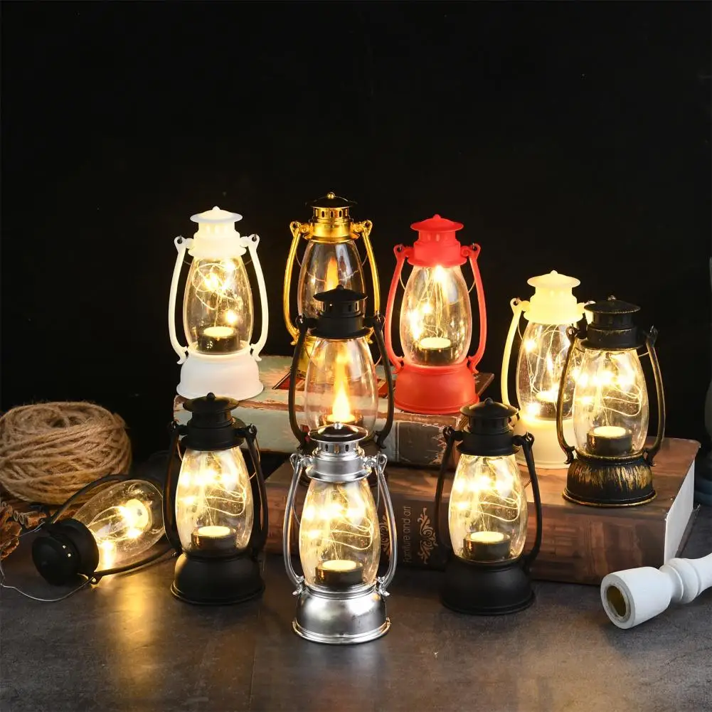 LED-Storm-Lantern-Xmas-Decoration-Vintage-Flameless-Christmas-Lamp-PP ...