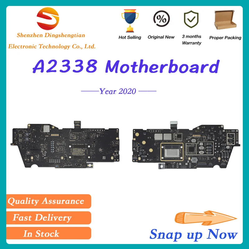 2020 Year Macbook Pro 13" M1 A2338 Motherboard Ram 8gb 16gb Ssd 256gb ...