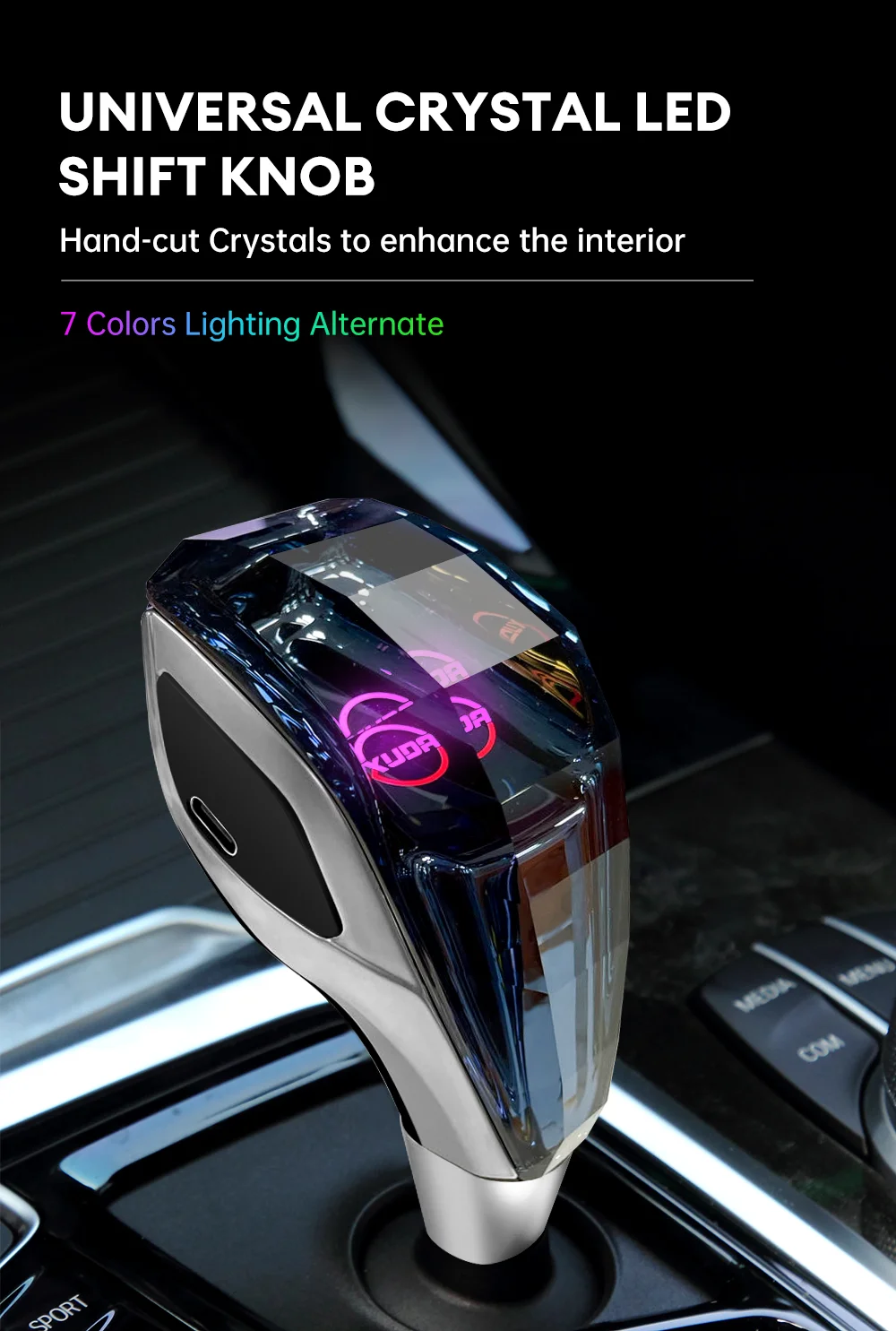 Автомобильный рычаг переключения передач Crystal Cut, нежный, удобный и ...