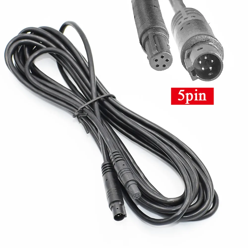 1x 4/5pin Male To Female 2.5m Car Reversing Parking Camera Video ...