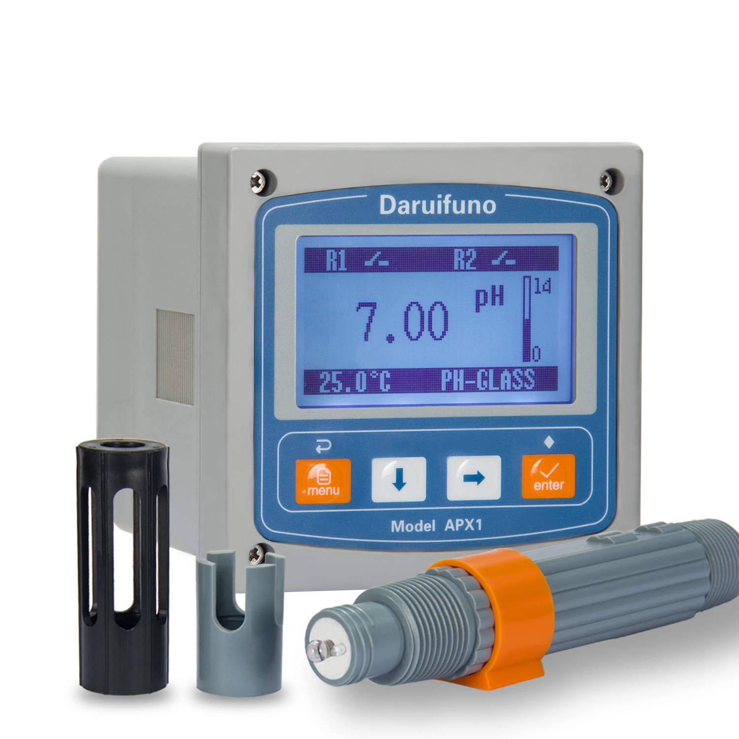 Online-0-14pH-Two-Relays-Dosing-Control-Water-Ph-Meter-Manual-Auto ...