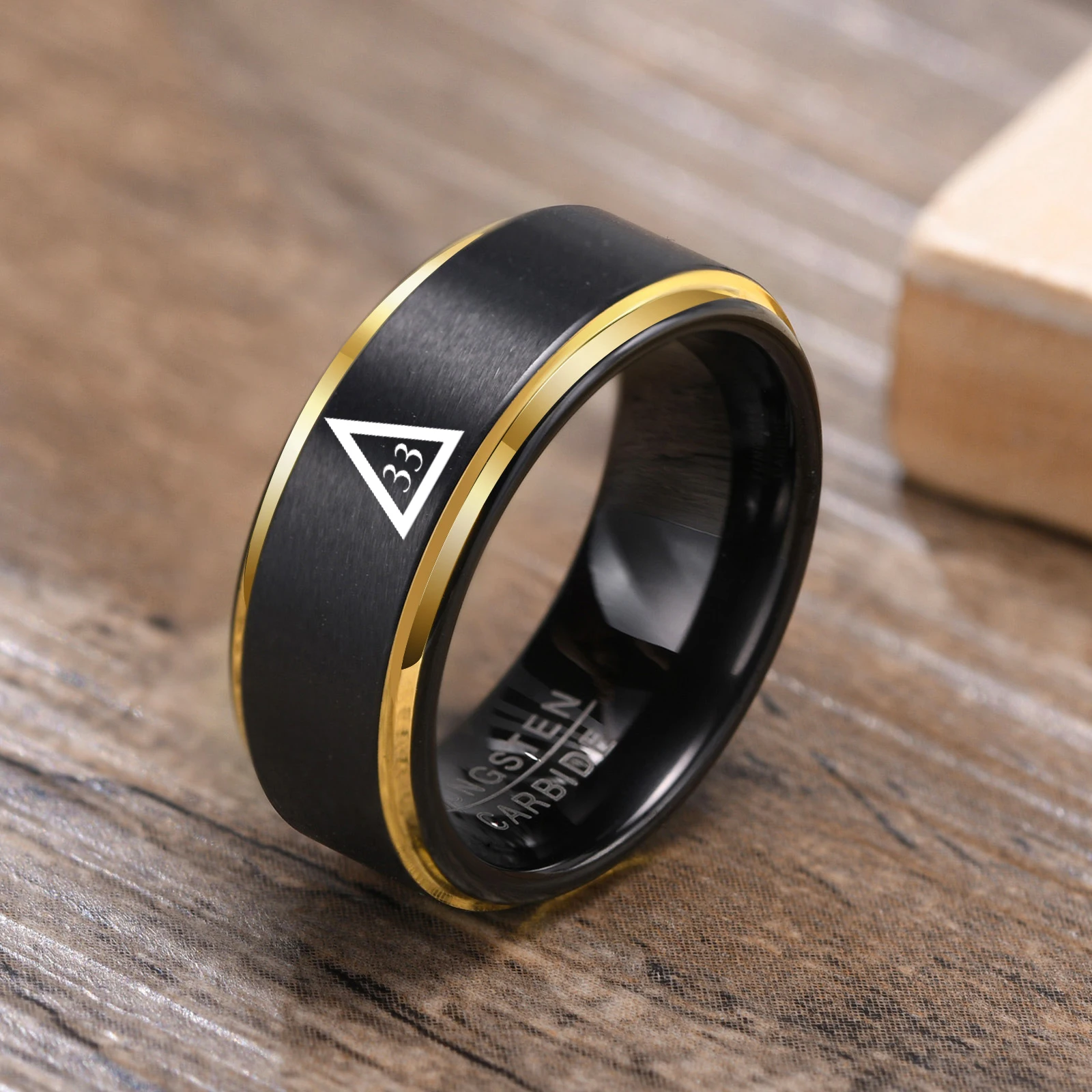 Customize-Men-Engraved-Jewelry-33rd-Degree-Scottish-Rite-Triangle ...