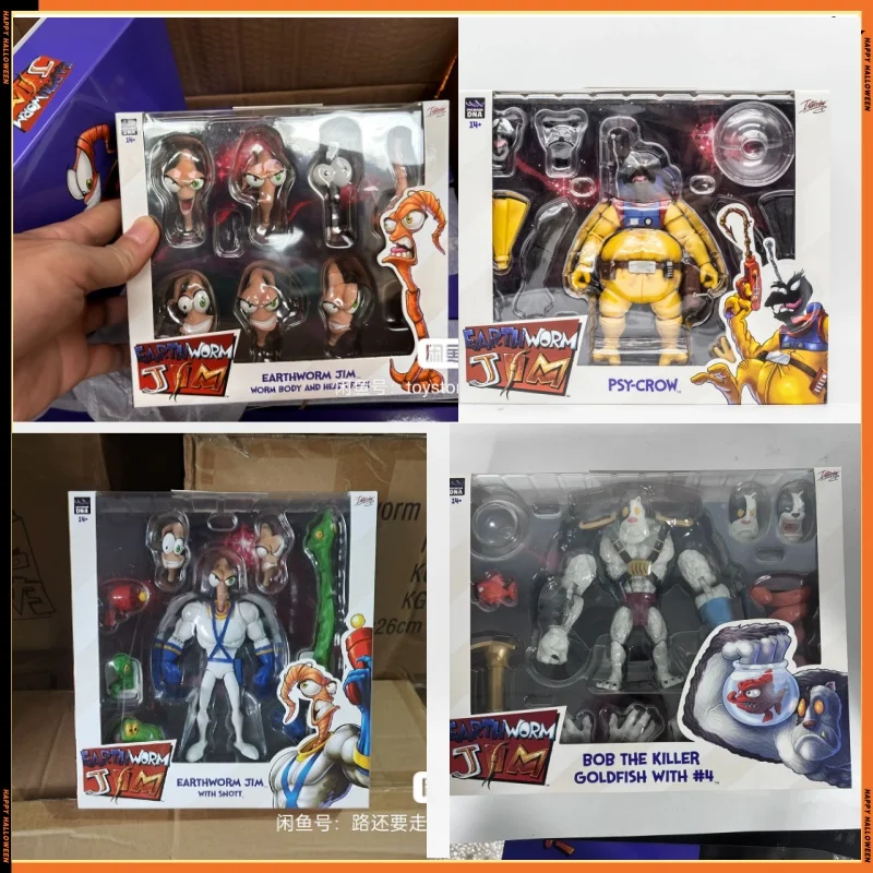 In-Stock-Pdna-1-12-Earthworm-Jim-Action-Figure-Psy-Crow-Snot-Worm-Body ...