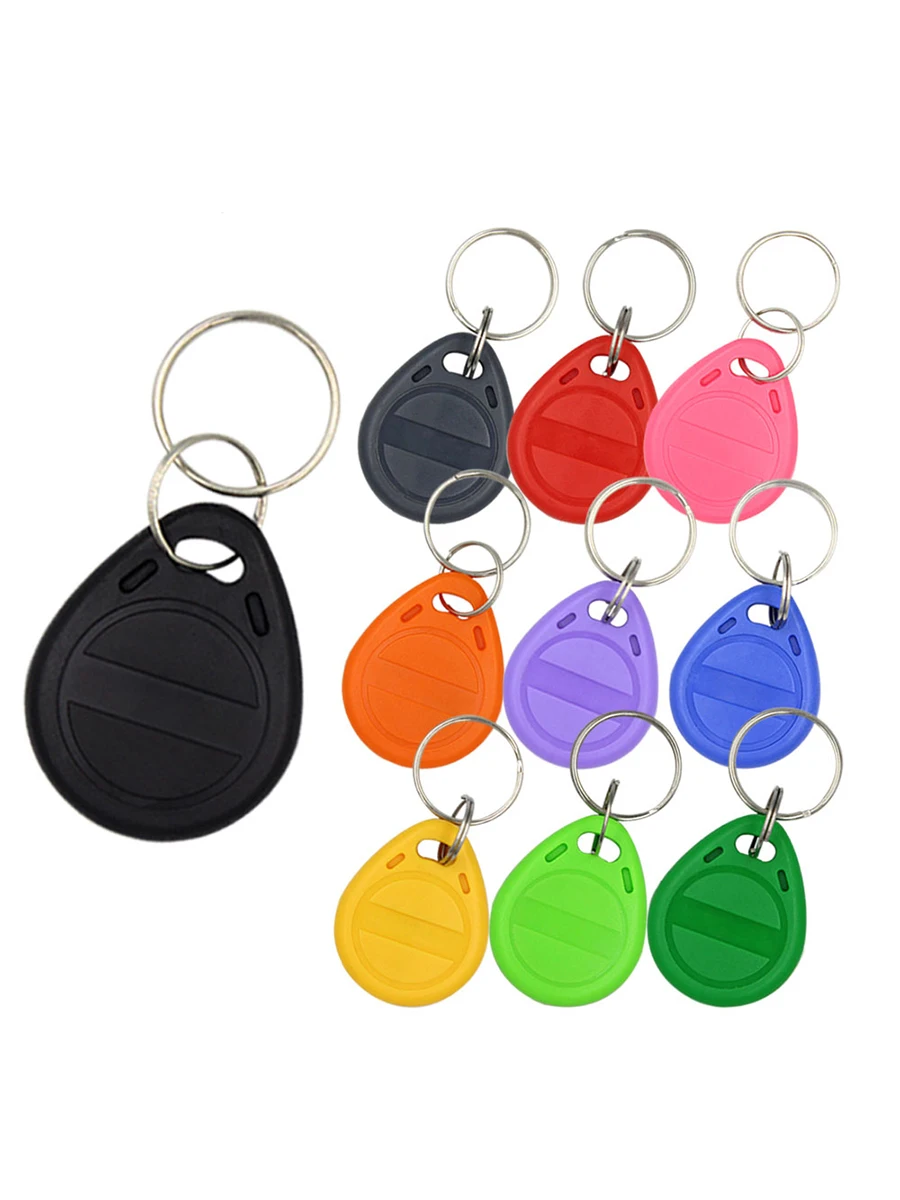 10pcs em4305 t5577 RFID 125khz Key Keyfobs Copy Rewritable Writable ...