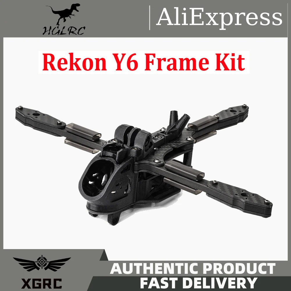 HGLRC-Long-Endurance-FPV-Frame-Kit-Rekon-Y6-5-Y-Type-3K-Fibra-de ...