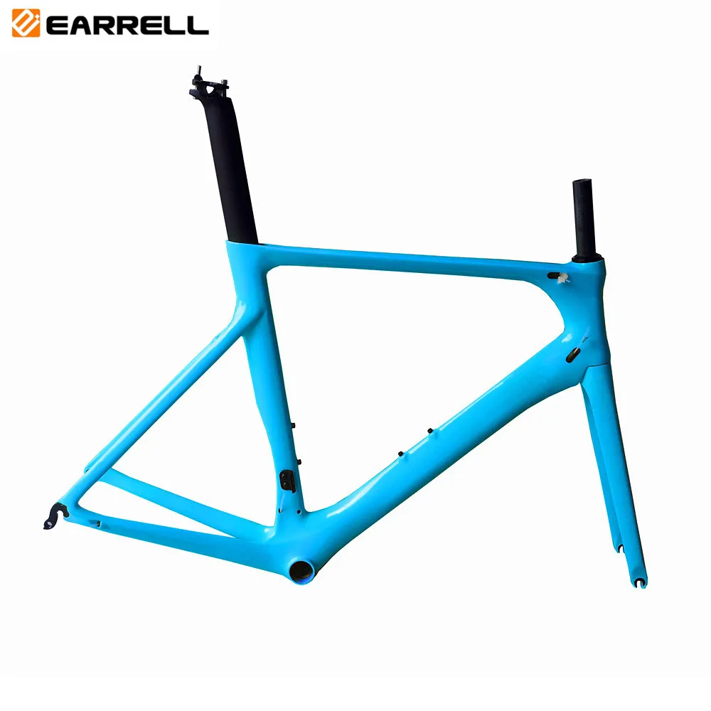 DIY-color-Carbon-Road-Frame-V-Brake-Bicycle-Frame-Super-Light-BB86 ...