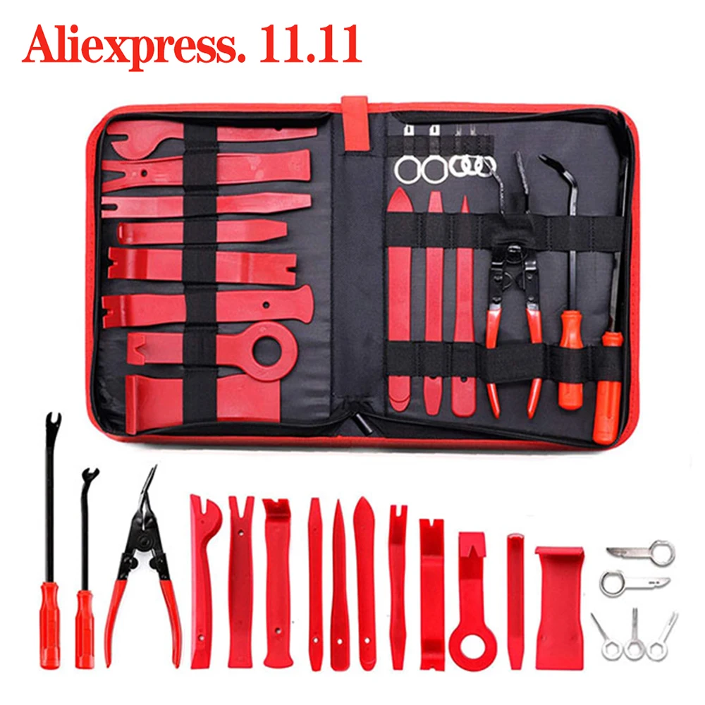 Pry Disassembly Tool Kit,Hand Tool Set.Interior Door Clip Panel Trim ...
