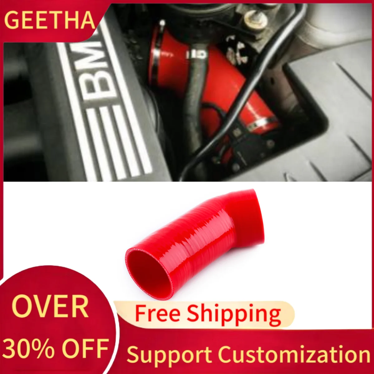 For-2006-2013-BMW-E82-E88-E90-E92-E93-N52-3-0L-Silicone-Turbo-Air ...