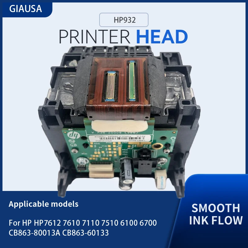 HP932 933 프린트 헤드, HP HP7612 7610 7110 7510 6100 6700 6060e 6600 7600 ...