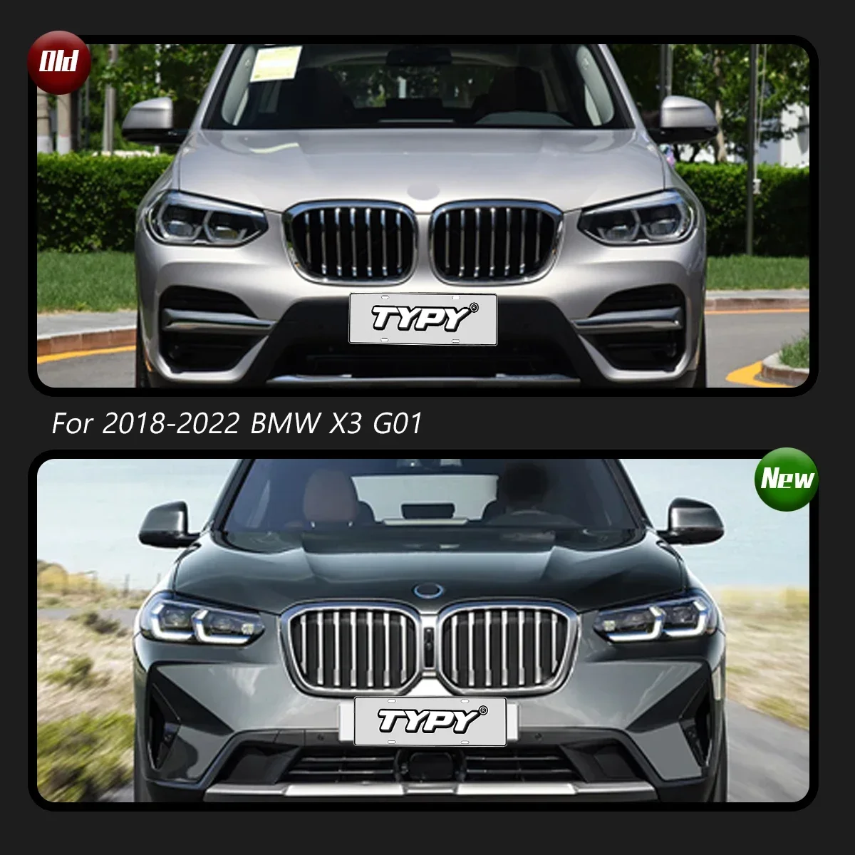 TYPY New LED Head Lamp Upgrade Modified For BMW X3 G01 Headlight 2018 ...