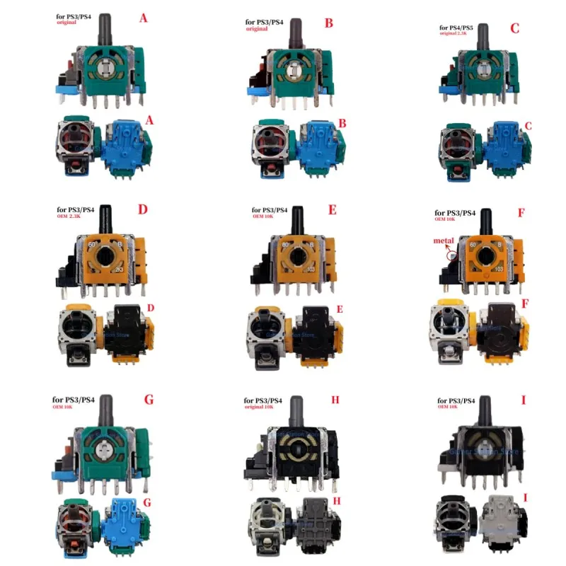 2PCS-Original-For-PS3-Analog-Sensor-Module-Replacement-For-PS4 ...