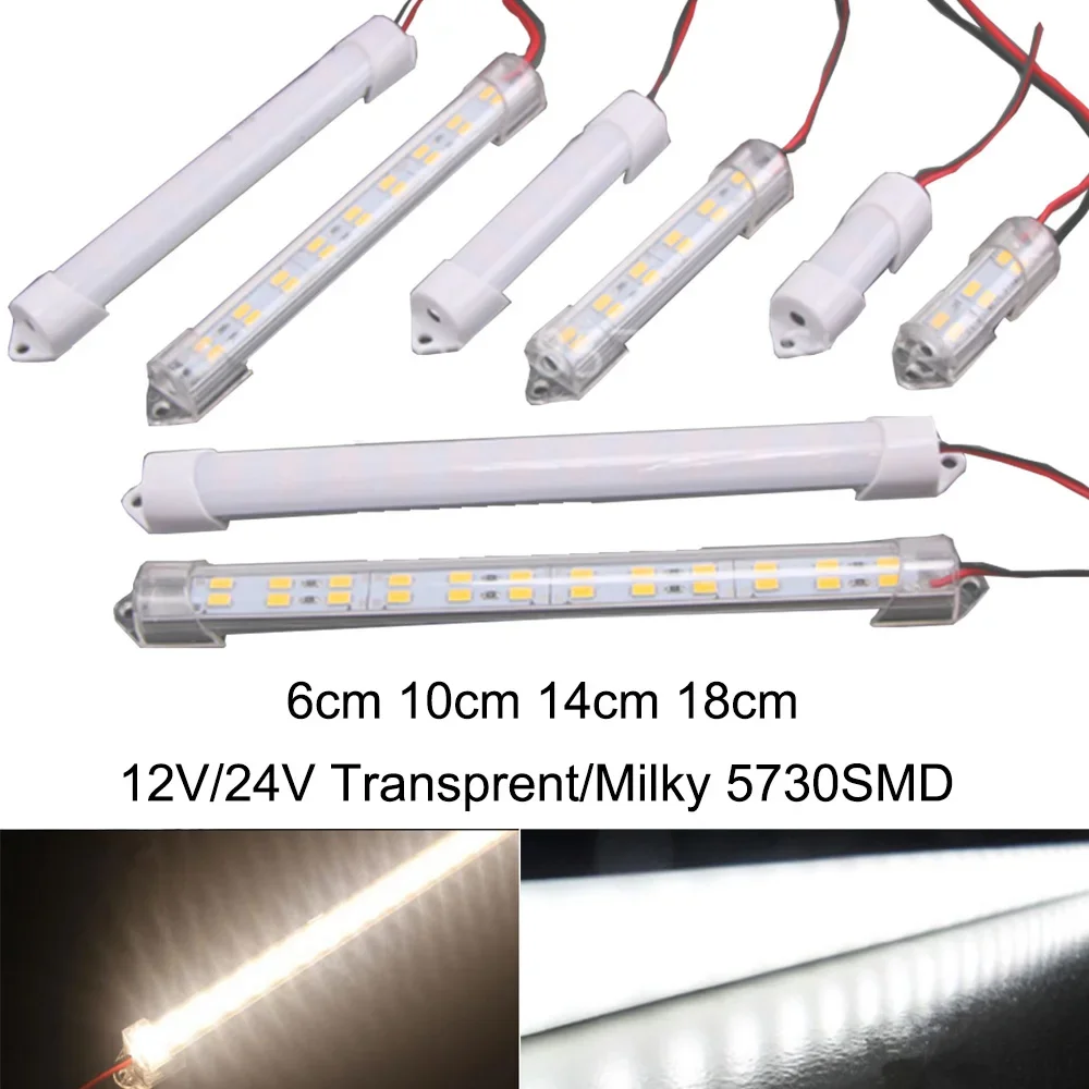 12V-24V-LED-Light-Strip-6cm-10cm-14cm-18cm-Hard-Rigid-Tube-Bar-Lamp ...