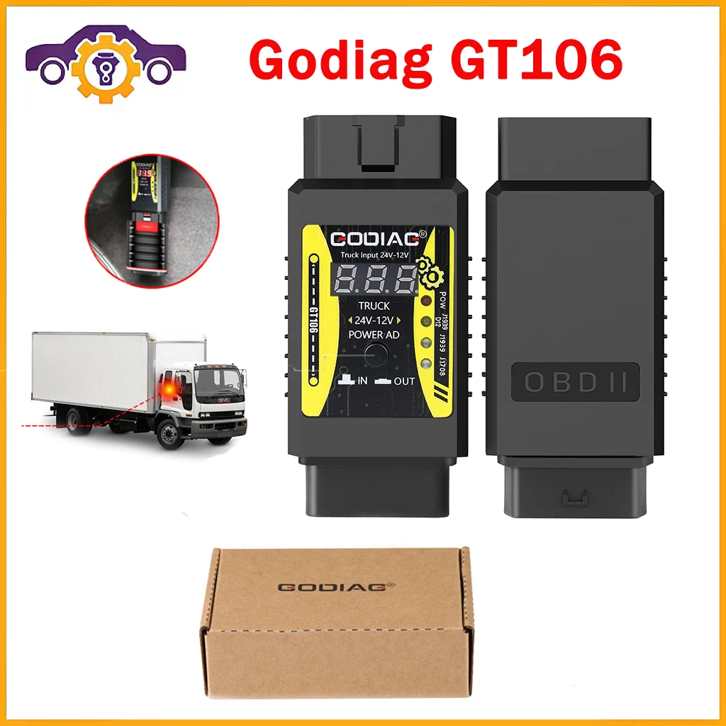 Newest-Godiag-GT106-for-X431-Truck-Converter-24V-to-12V-Heavy-Duty ...