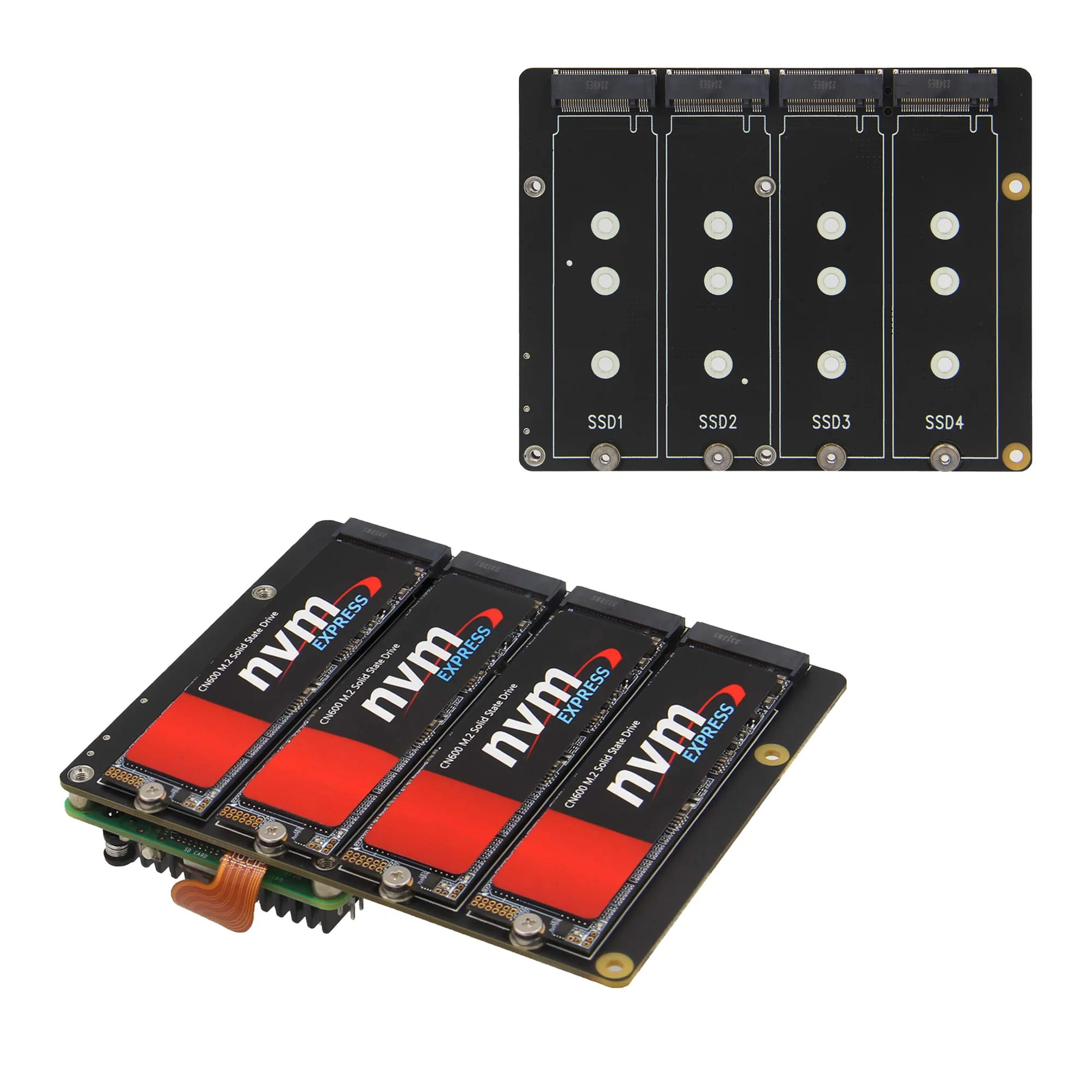 Geekbord-X1011-V1-1-PCIe-to-M-2-NVMe-Shield-for-Raspberry-Pi-5-Support ...