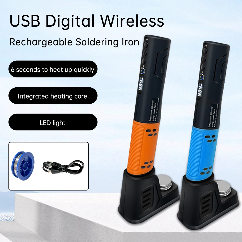 Portable-USB-Cordless-Electric-Soldering-Iron-Household-LED-Digital ...