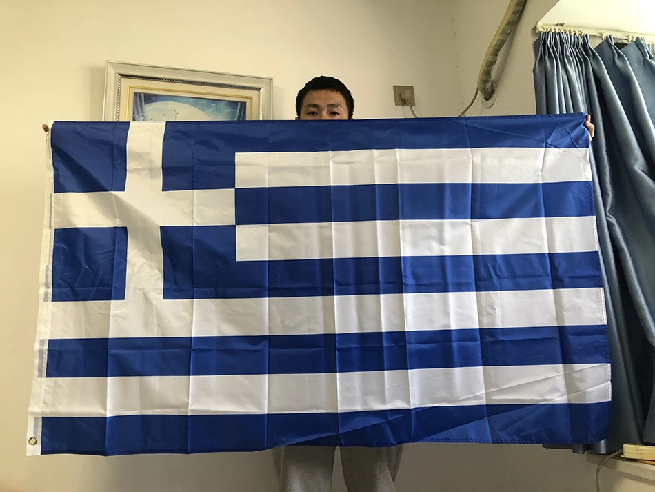 SKY FLAg Greece Flag 3x5ft Greek Hellenic State Country Banner Greece ...