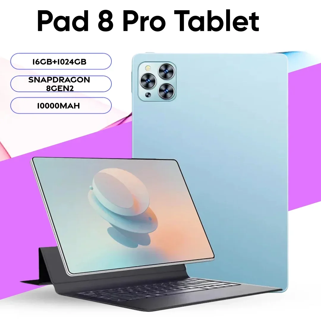 2024-New-Globale-Versione-Tablet-Pad-8-Pro-Tablets-Android-13-10000mAh ...