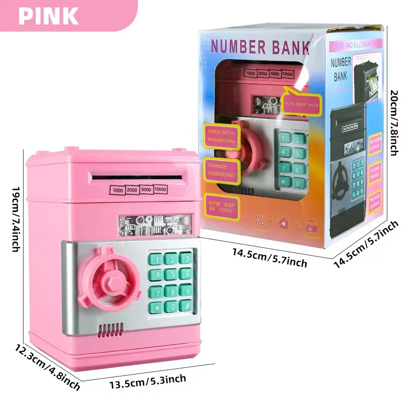 Child-Gift-Electronic-Password-Money-Box-Coins-Cash-Saving-Money-Box ...