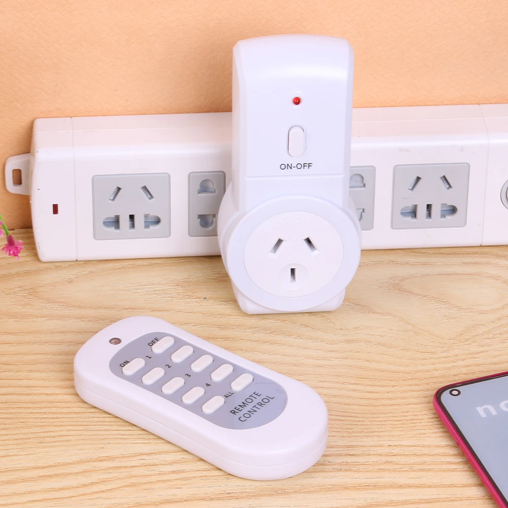 433-92MHz-Wireless-Remote-Control-House-Power-Outlet-Light-ON-OFF ...