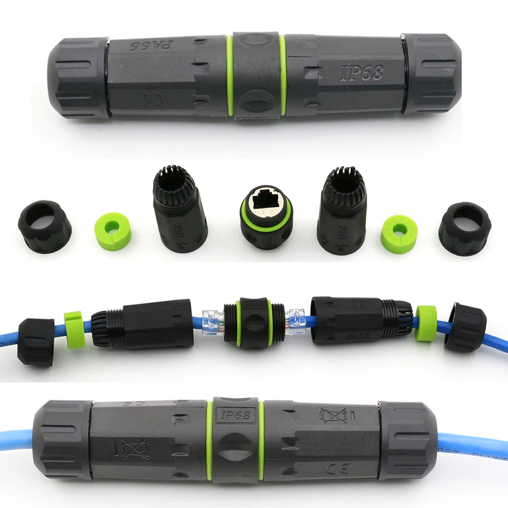 xintylink-RJ45-waterproof-connector-unshielded-utp-cat6A-socket-M25 ...