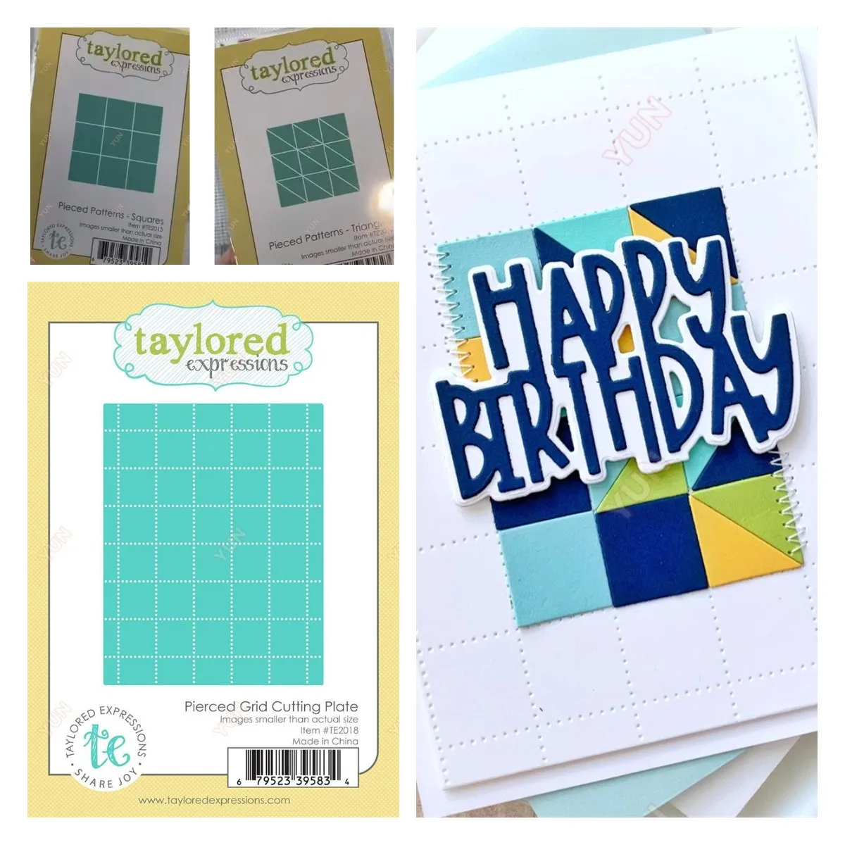 Pierced Grid Cutting Plate Lattice Grid Metal Cutting Dies Scrapbook ...