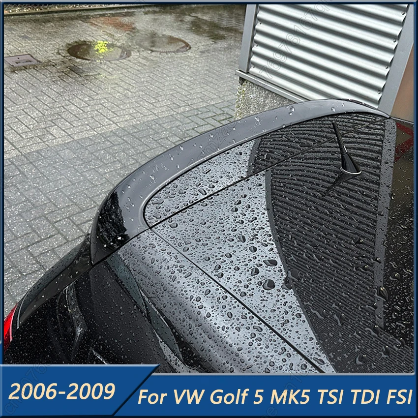 Rear Top Tail Wing Side Wing Spoiler GTI Style Modification Body Kit ...
