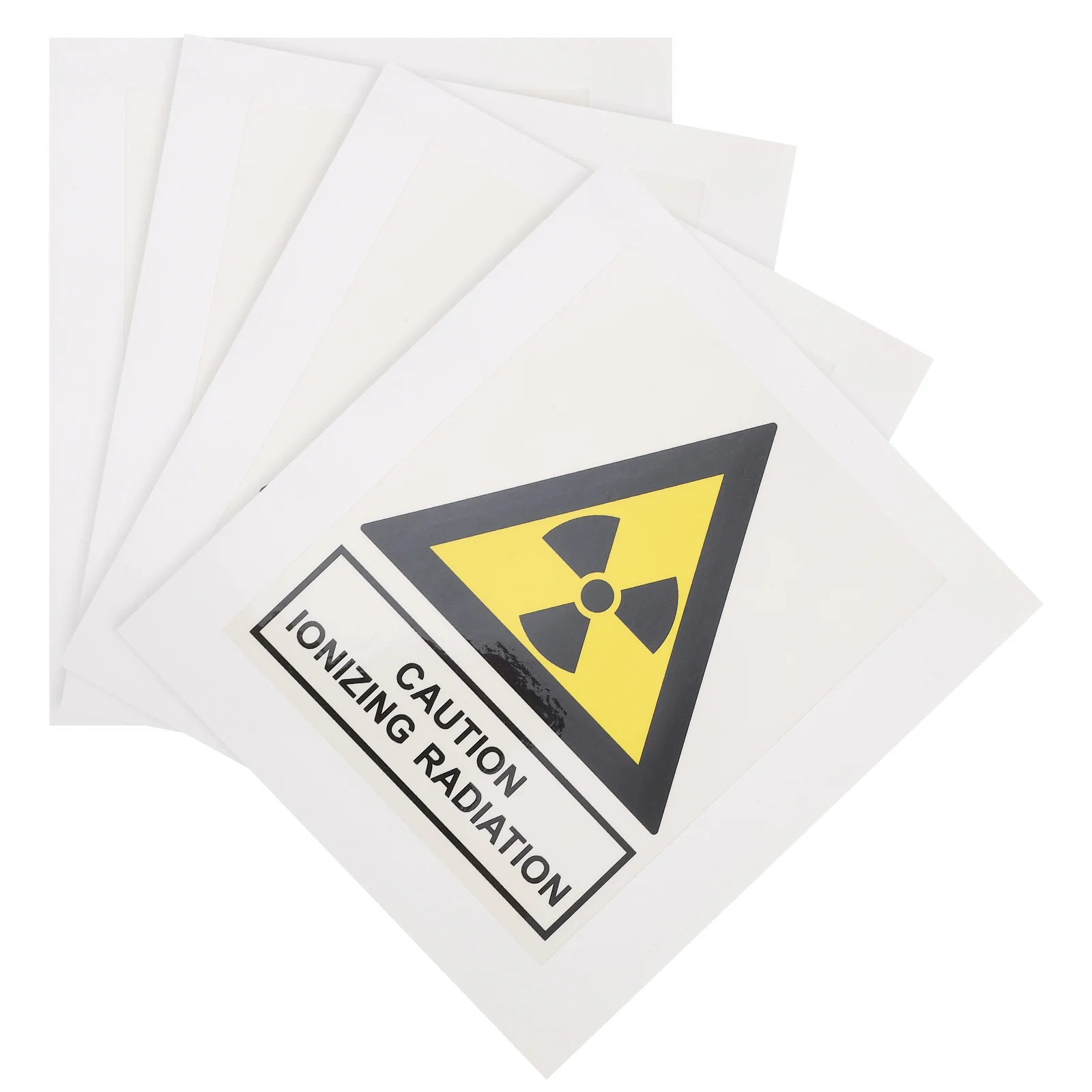 4-Pcs-Radiation-Signboard-Stickers-Safety-Operation-Warnings-Symbol ...