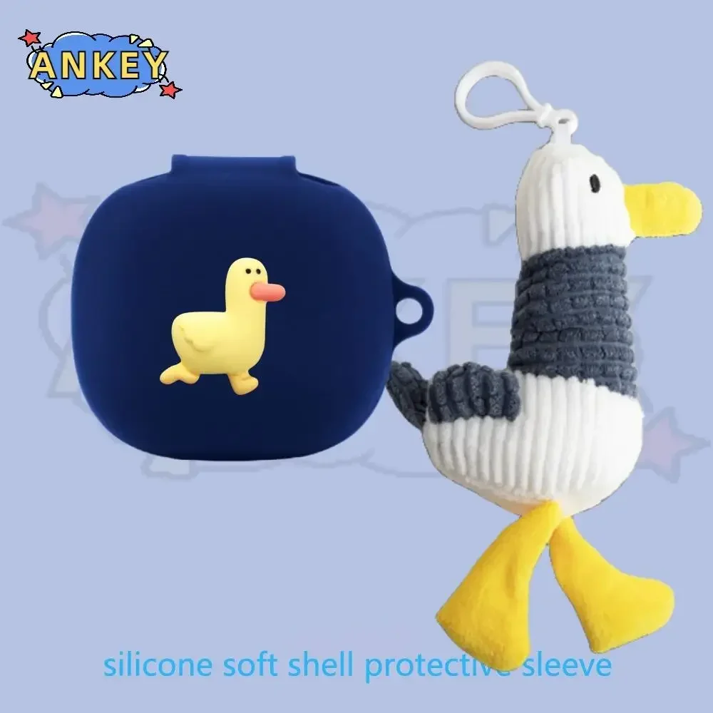 Case-for-SoundPEATS-GoFree2-Silicone-Blue-Duck-Earbuds-Waterproof ...