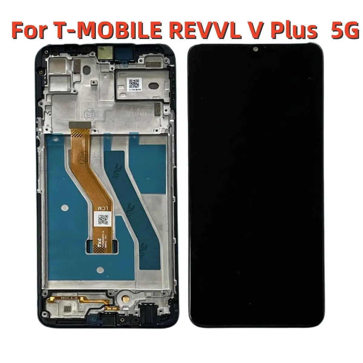 For T-MOBILE REVVL V Plus 5G LCD Assembly Display Touch Screen Panel ...
