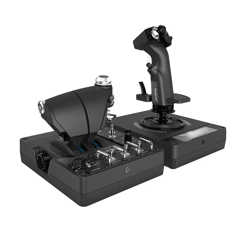 X56 HOTAS RGB Simulação Flight Game Joystick Controlador de acelerador ...